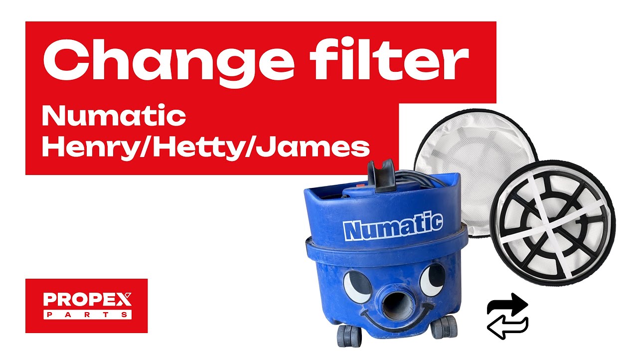 How to change the filter for a Numatic Henry / Hetty / James - YouTube