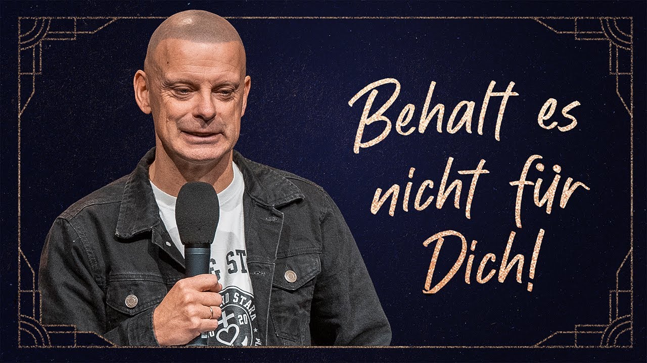 Behalt es nicht für Dich! | Friedhelm Holthuis - YouTube