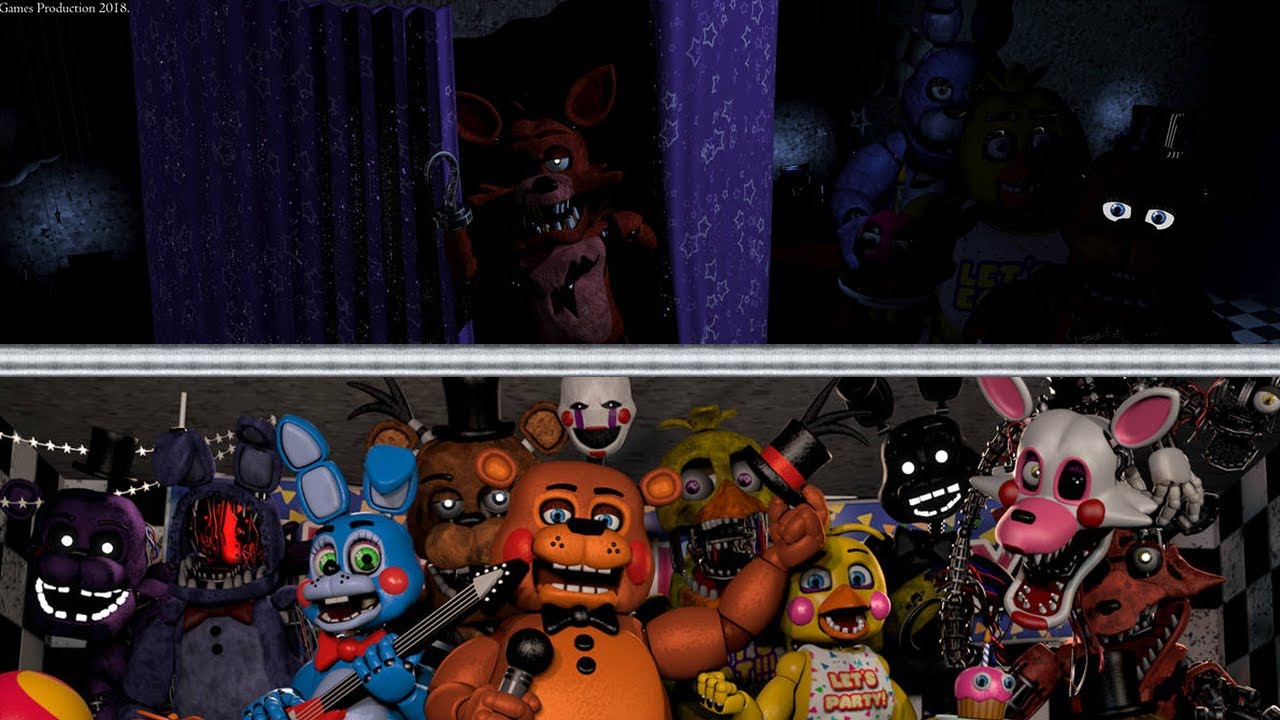 All Animatronics Sings Secrets That We Hide Part 1 - YouTube