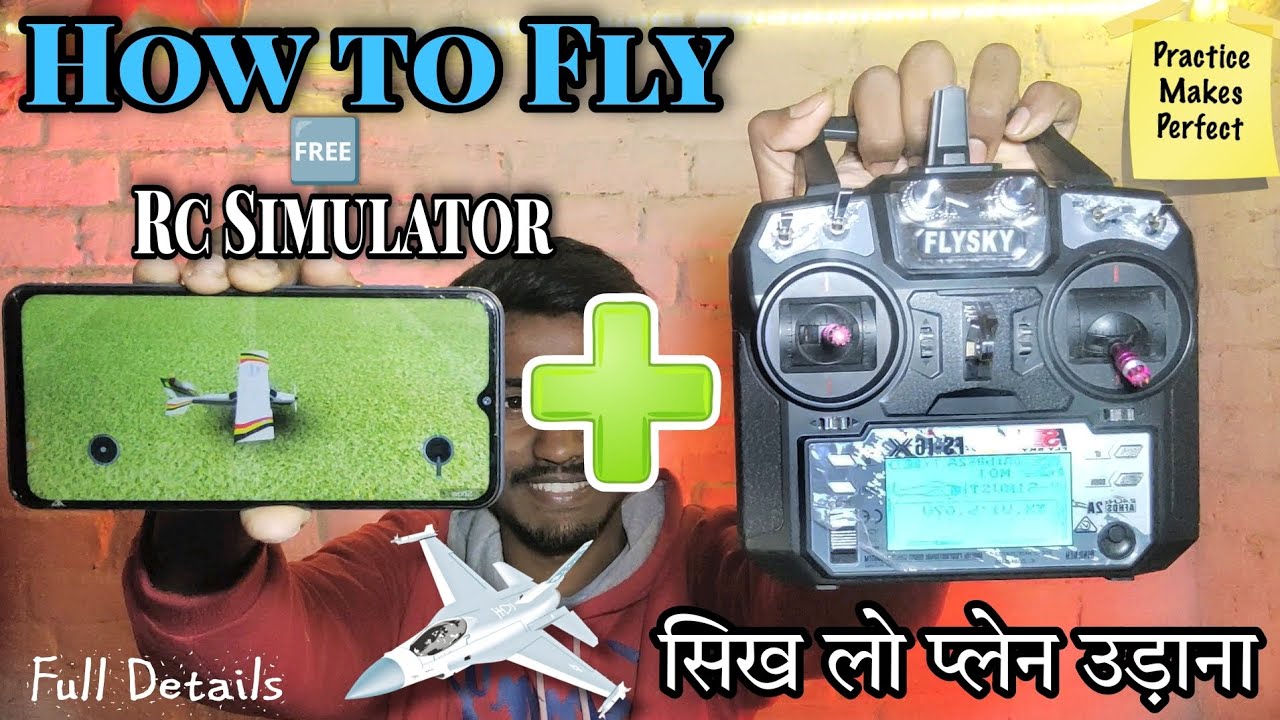 How to Fly Rc Simulator Free in mobile Full Explain || rc Transmitter ...