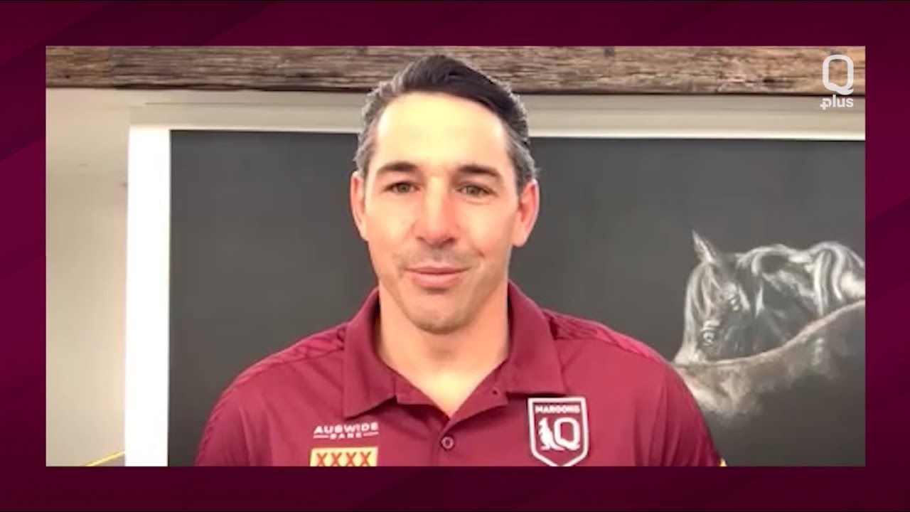 Billy Slater's first interview as Queensland Maroons Coach - YouTube