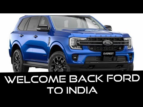 Finally a Hope Ford is coming back to India ️ - YouTube