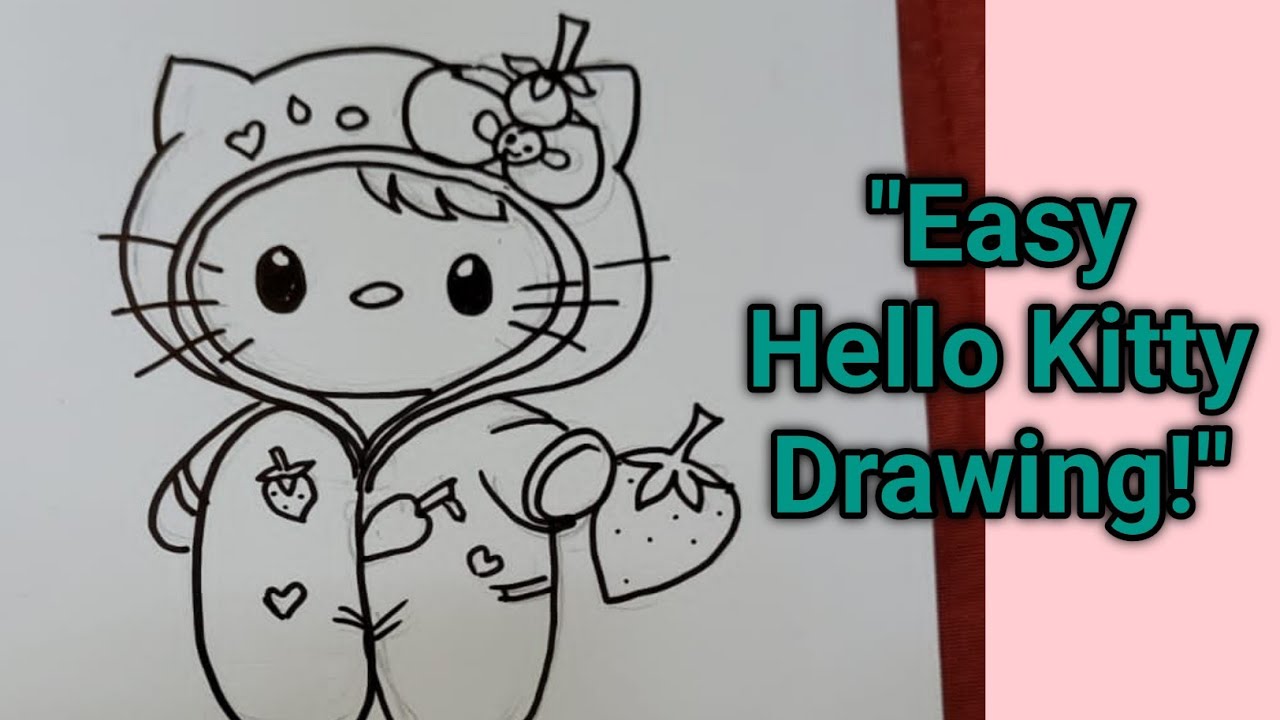 "How to Draw Hello Kitty Step by Step" .#hellokitty #khushiarthouse ...