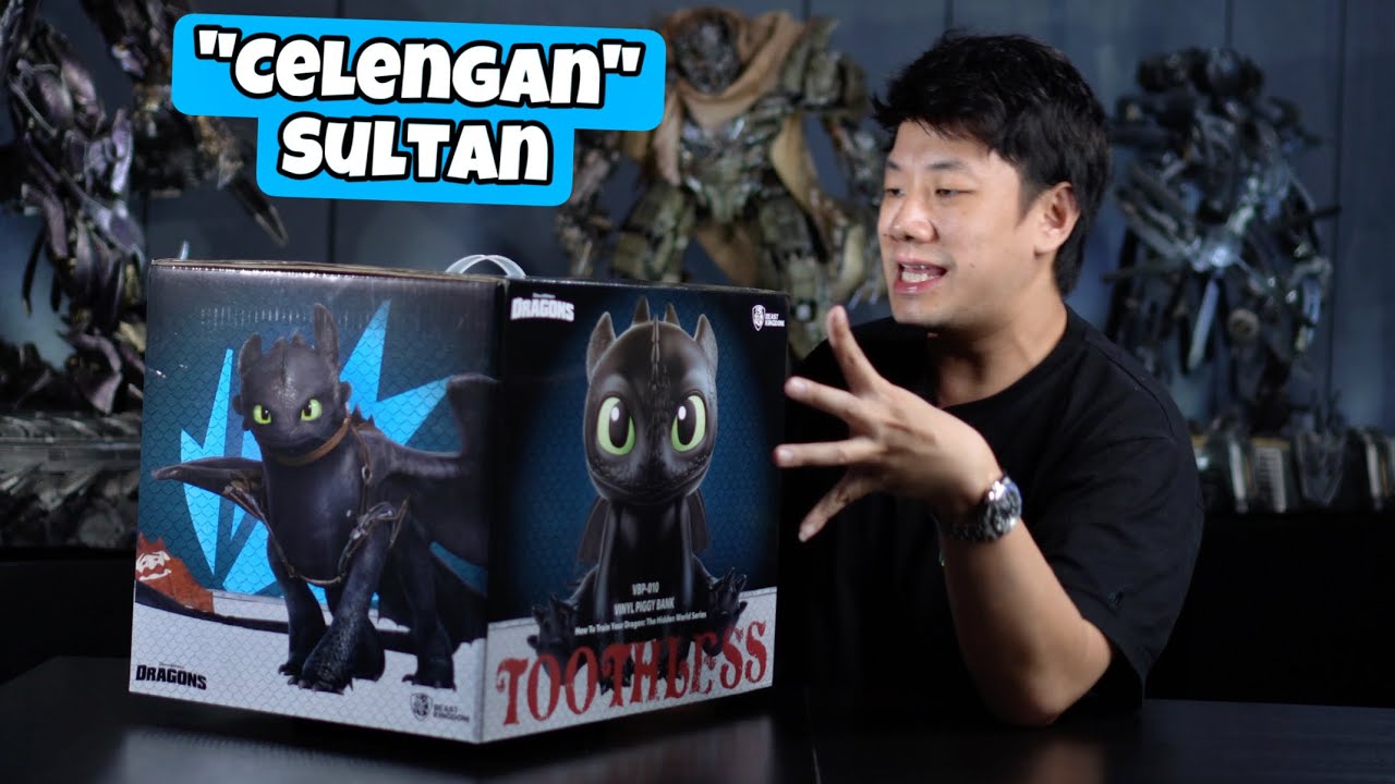 UNBOXING CELENGAN SULTAN GAIS!!! SUPER LUCU INI TOOTHLESS!! 2 JUTAAN ...