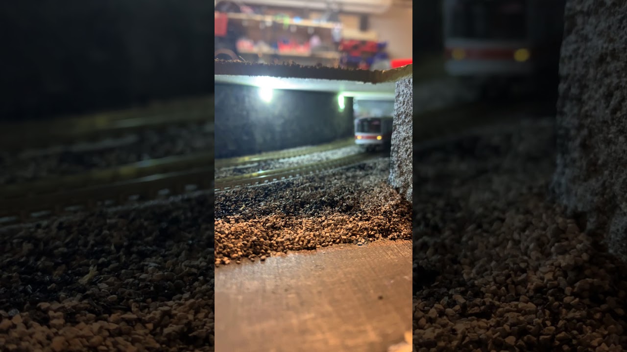 N scale underground subway and station - YouTube