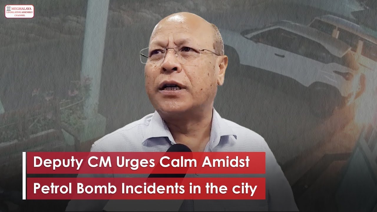 Deputy CM Urges Calm Amidst Petrol Bomb Incidents in the city - YouTube