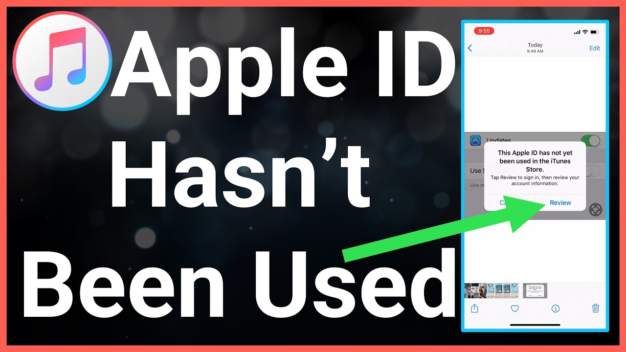 How To Fix This Apple ID Hasn't Been Used In The iTunes Store - YouTube