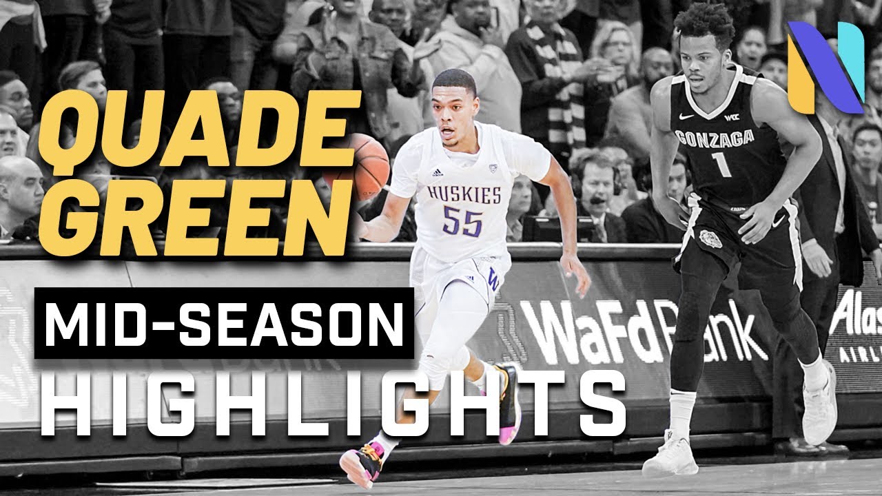 Quade Green Washington Huskies Mid Season Highlights | 2020-21 Season ...