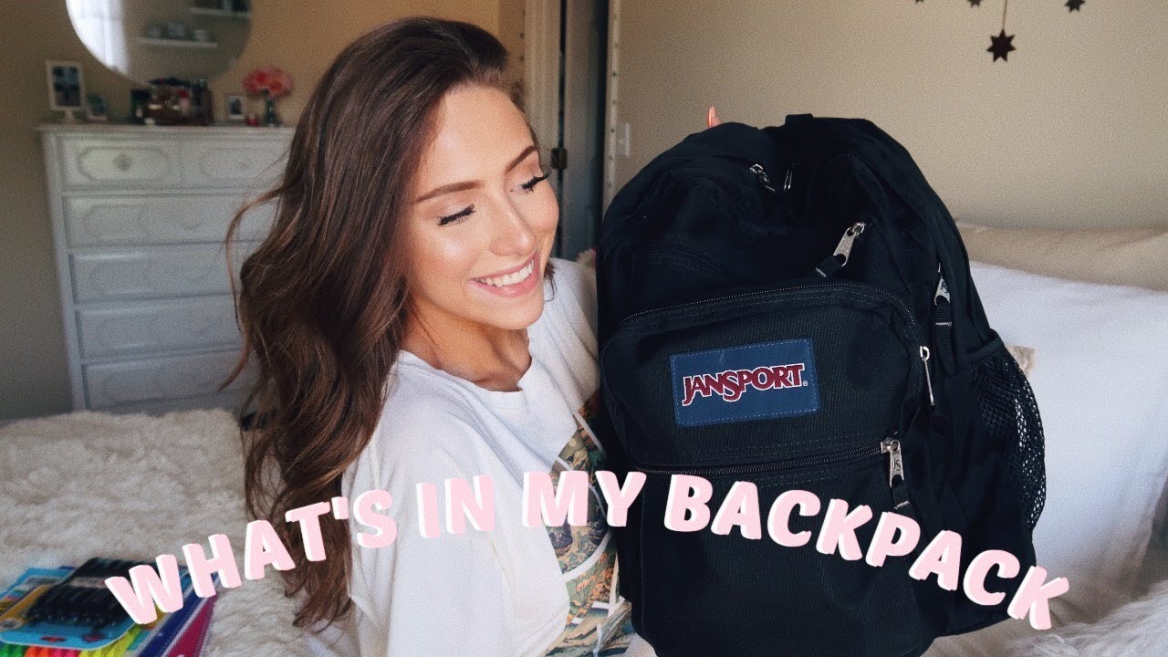 WHAT'S IN MY COLLEGE BACKPACK + SCHOOL SUPPLIES HAUL | 2019 - YouTube