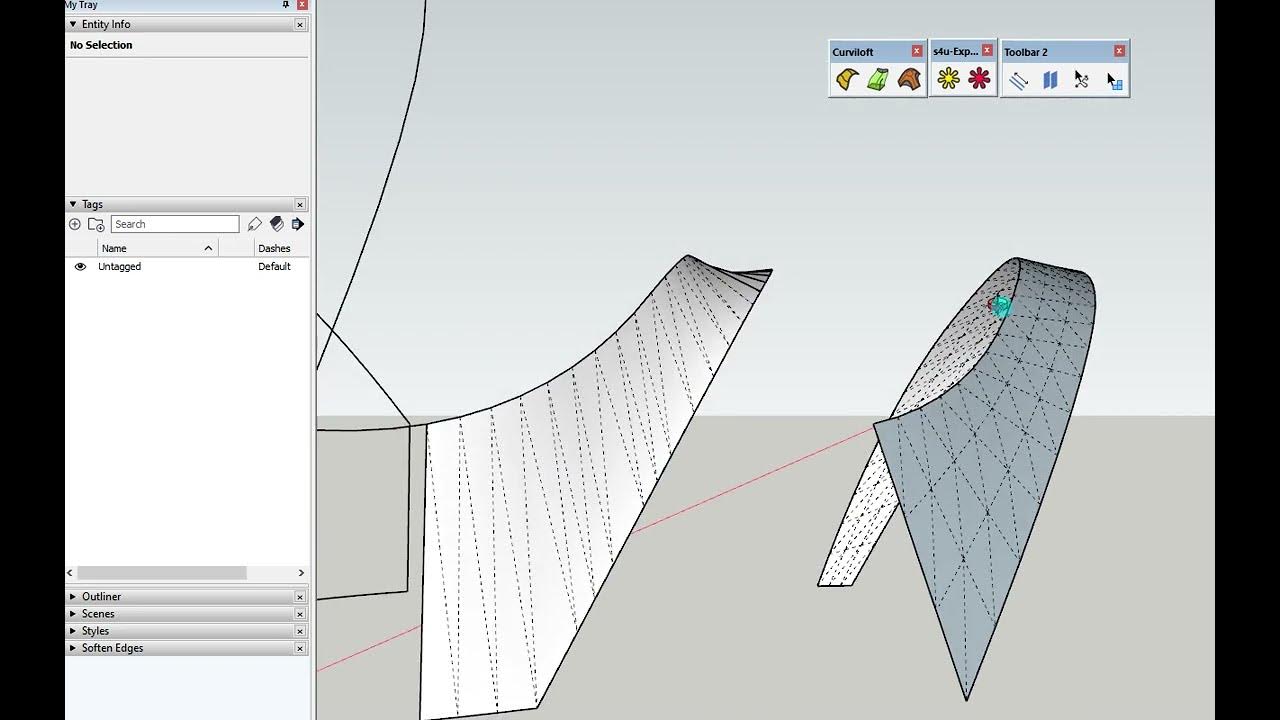 Flow of geometry for better smoothing | SketchUp - YouTube
