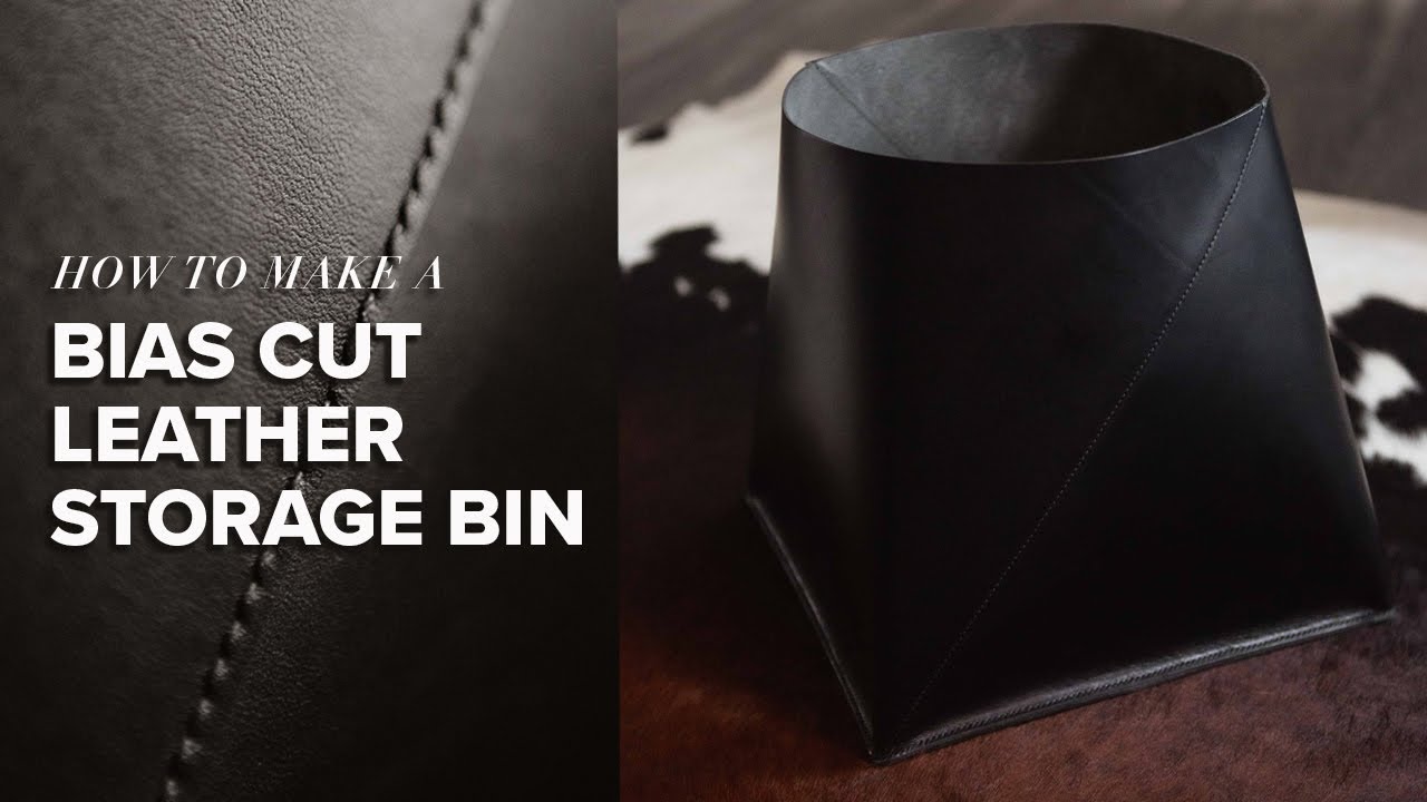 MAKING OF LEATHER BINS | ITALIAN LEATHER STORAGE BOX | HOW TO | LEATHER ...