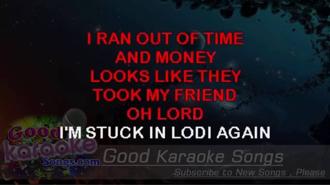 Lodi - creedence clearwater revival (Lyrics Karaoke) [ goodkaraokesongs ...