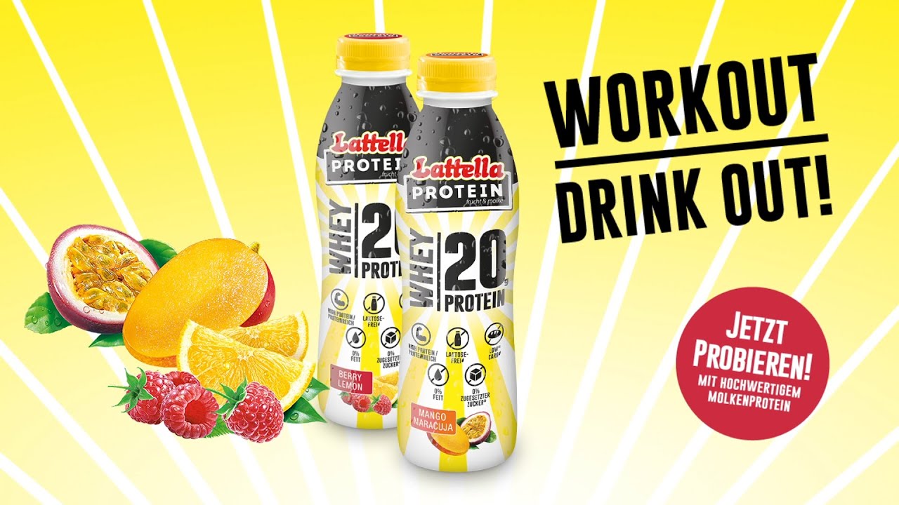 Lattella - Protein Mango Maracuja und Berry-Lemon - YouTube