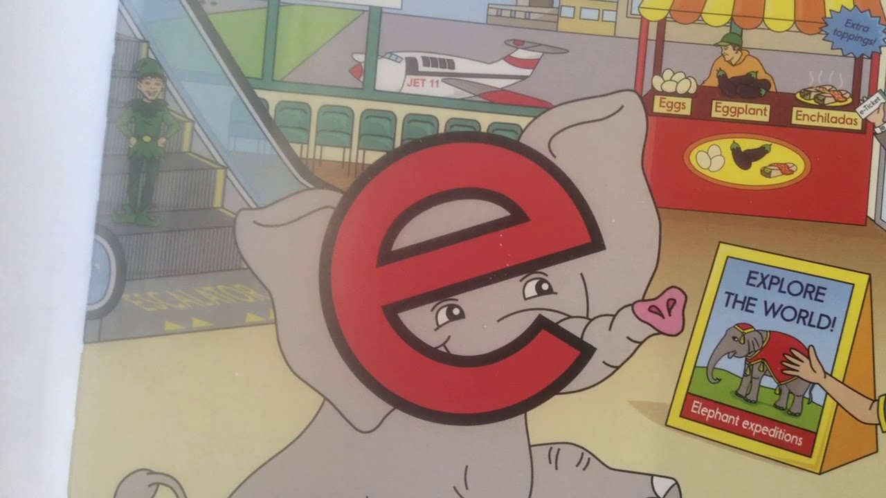 Eddie Elephant Letterland