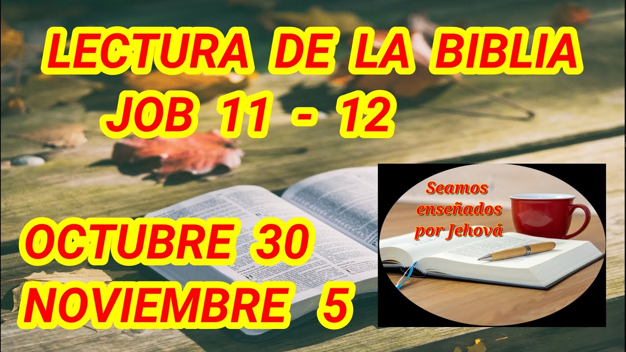 Lectura De La Biblia Job 11 12 Semana Octubre 30 5 Noviembre lectura-de-la-biblia-job-11-12-semana-octubre-30-5-noviembre