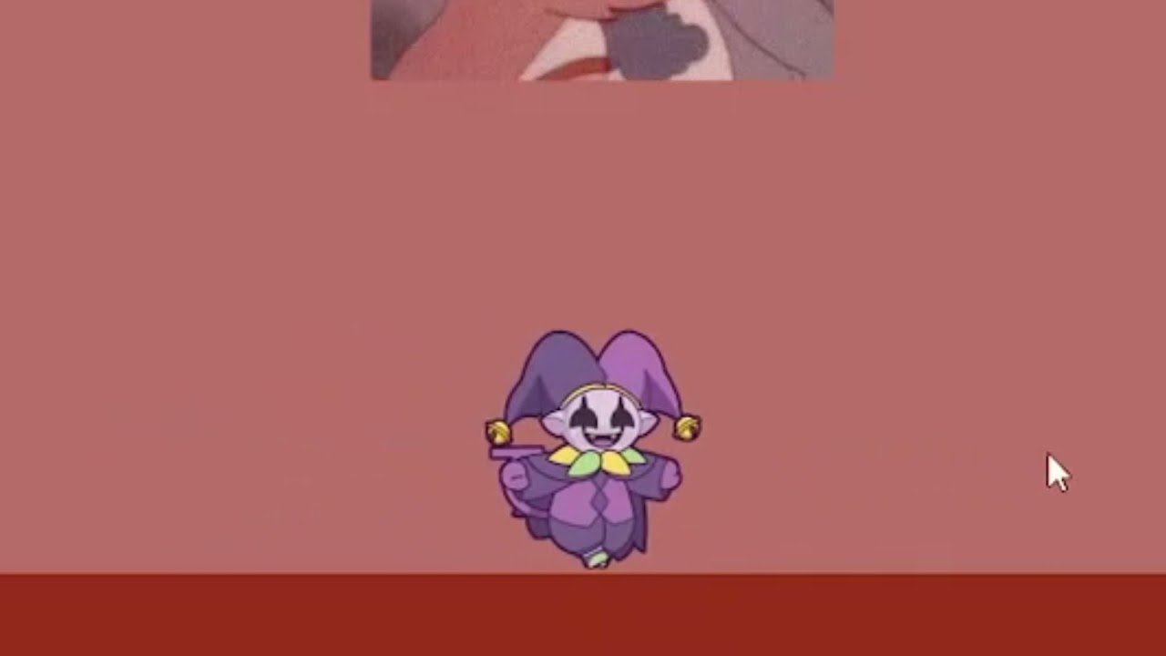 Jevil Shimeji V2 WIP Preview - YouTube