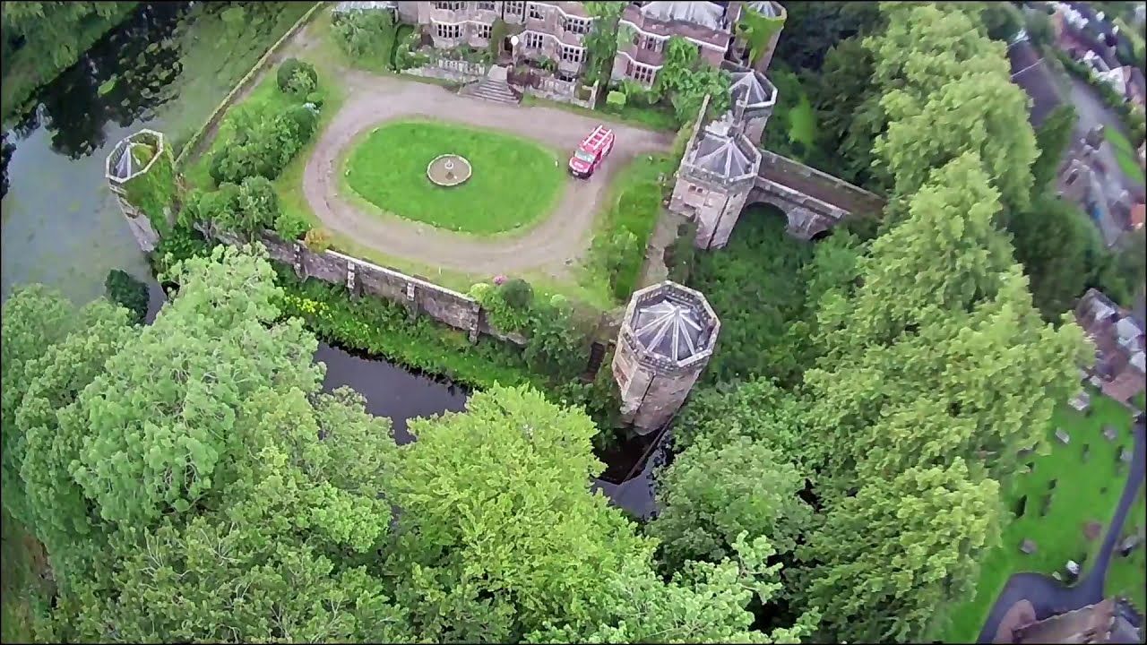 Jjrc x5 Caverswall Castle Ariel veiw Stoke-on-Trent - YouTube