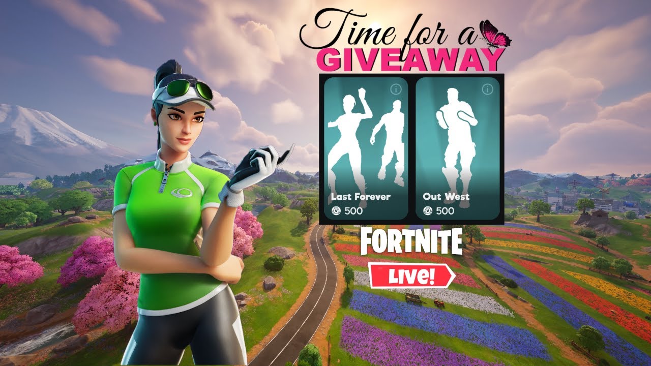 🔴Fortnite Live - Emote Giveaways & Playing with Viewers - !raffle - YouTube
