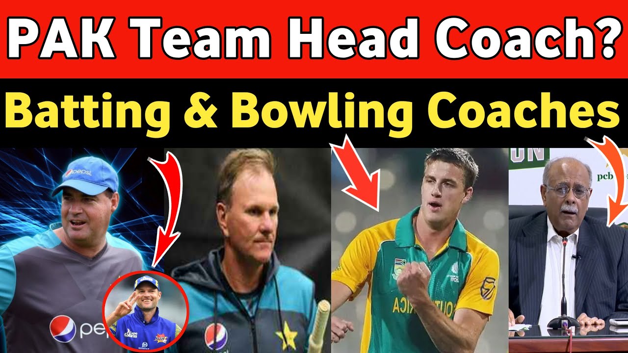 Pakistan Team New Head Coach | Pakistan New Coaches | Mickey Arthur in ...