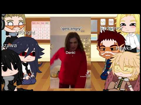 Pro Heroes react to class 1A as tiktoks+Shinsou (2/?)