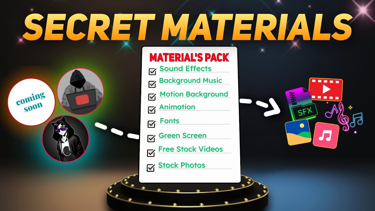 Get Secret Editing Materials for Youtube Videos ( Free ) - YouTube