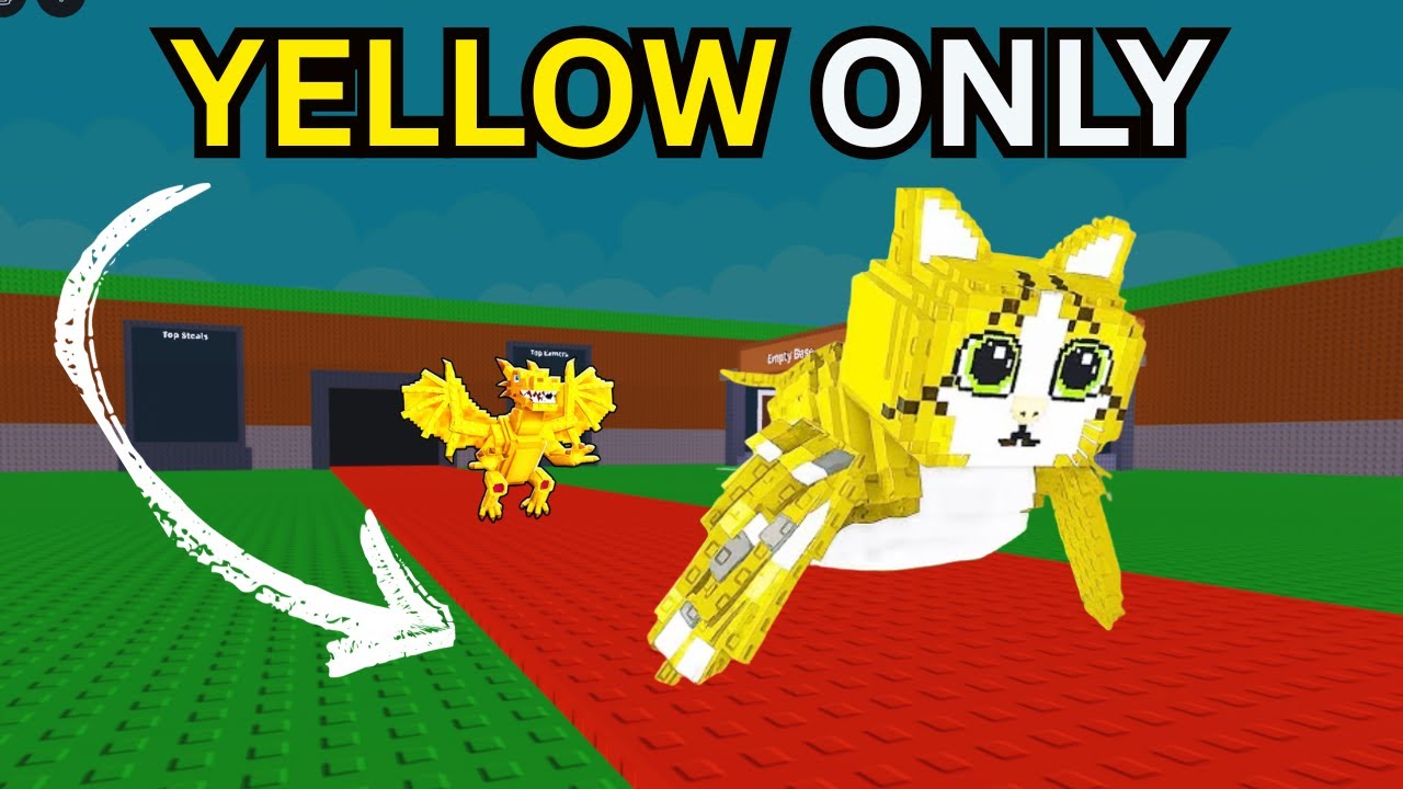 Steal A Brainrot But Yellow Only Brainrots.. - YouTube