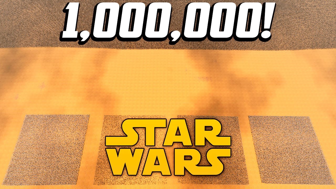 АРМИИ STAR WARS ПРОТИВ 1,000,000 ЗОМБИ! UEBS 2 - Star Wars Mod - YouTube