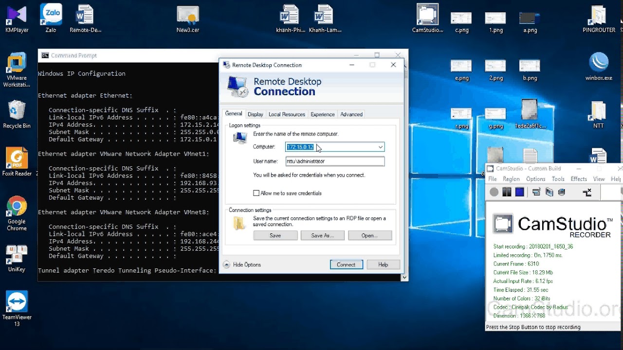DEMO Remote Desktop Gateway on windows server 2012 R2 - YouTube