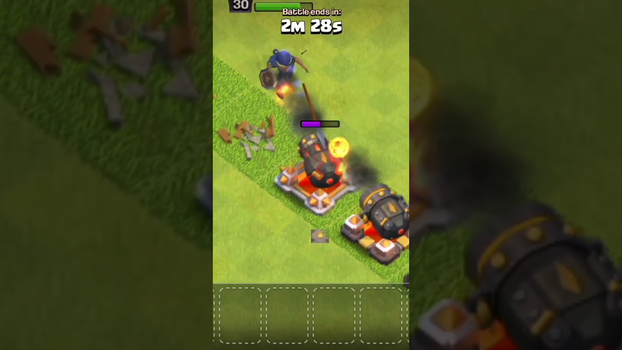 all level cannons vs royal champion CoC G - YouTube