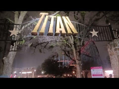La Vibora Remnants at Six Flags over Texas in January, Before Titan's ...