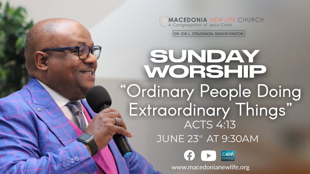 “Ordinary People doing Extraordinary Things” Acts 4:13 - YouTube