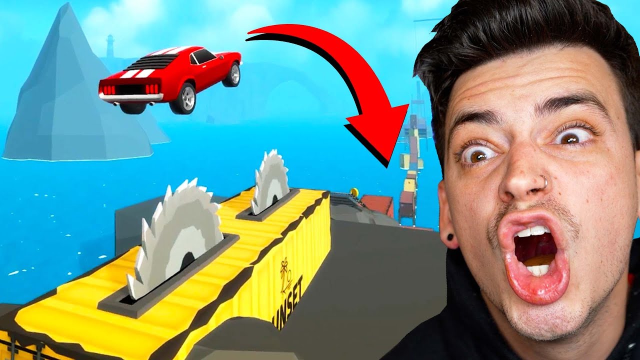 I Did The CRAZIEST CAR STUNTS in Stunt Paradise! - YouTube