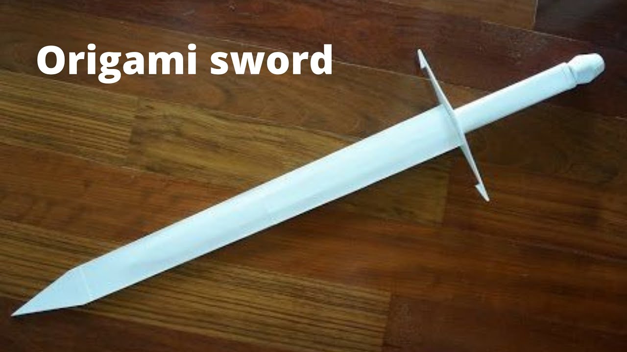 How To Make A Paper Sword l Origami Sword l Easy Paper Sword l Katana ...