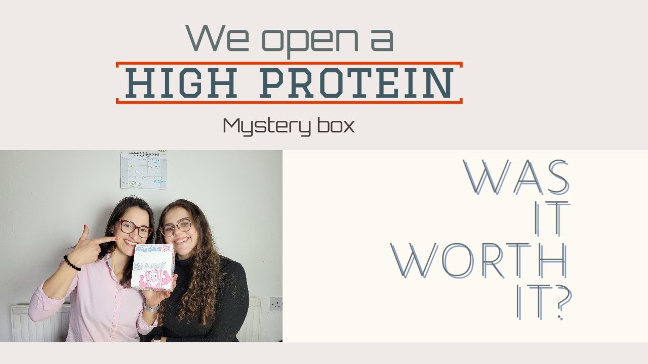 We open a high protein mystery box - YouTube