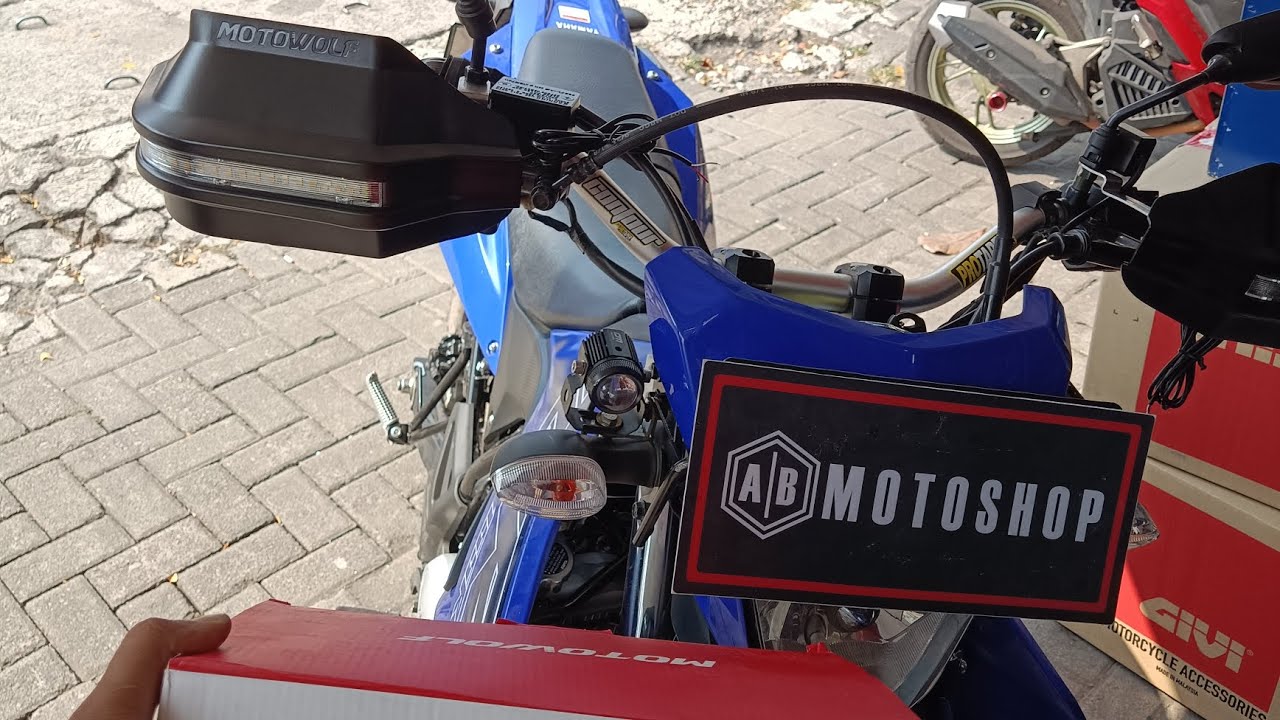 Pasang handguard tourer yamaha wr 155 motowolf || handguard motowolf ...