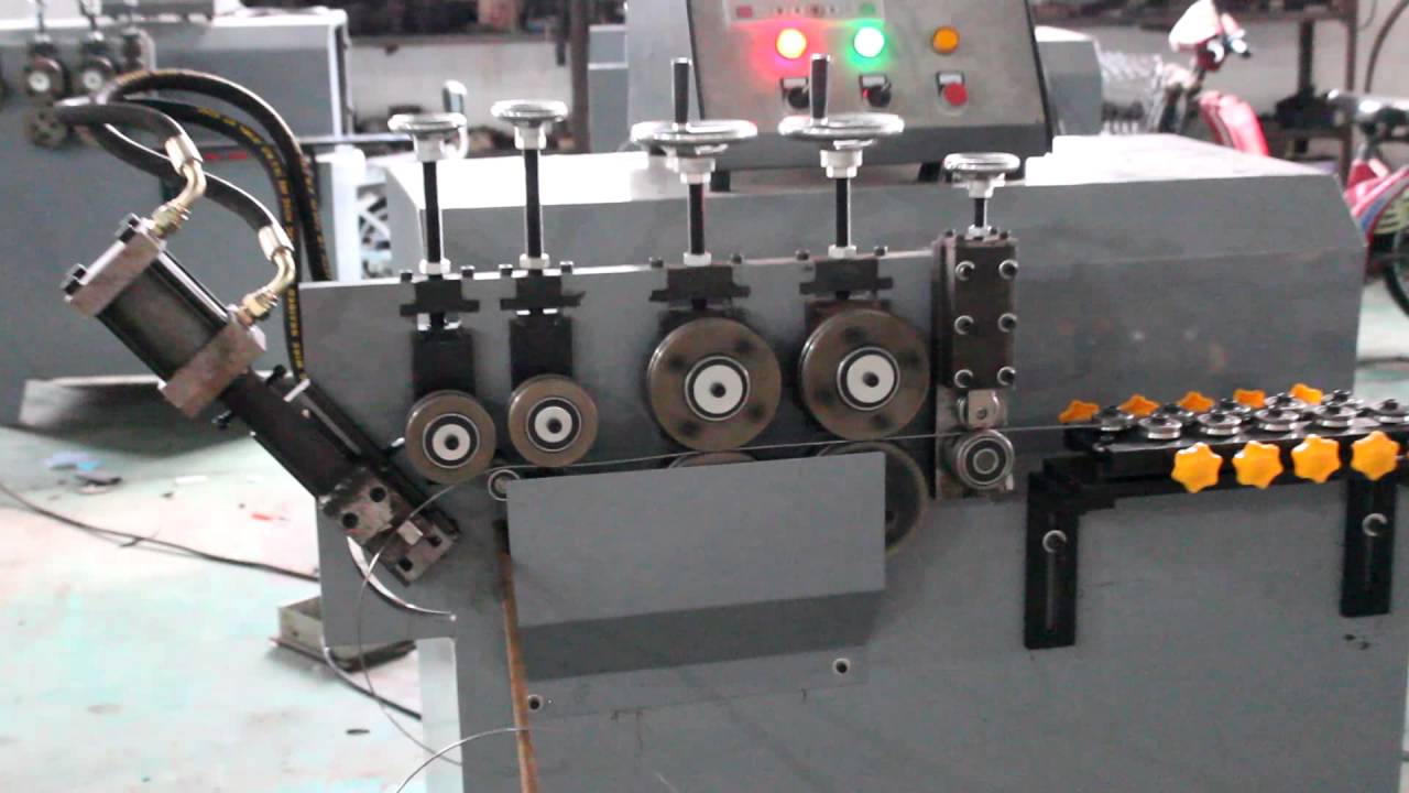 Servo driving ring making machine - circle making machine - YouTube