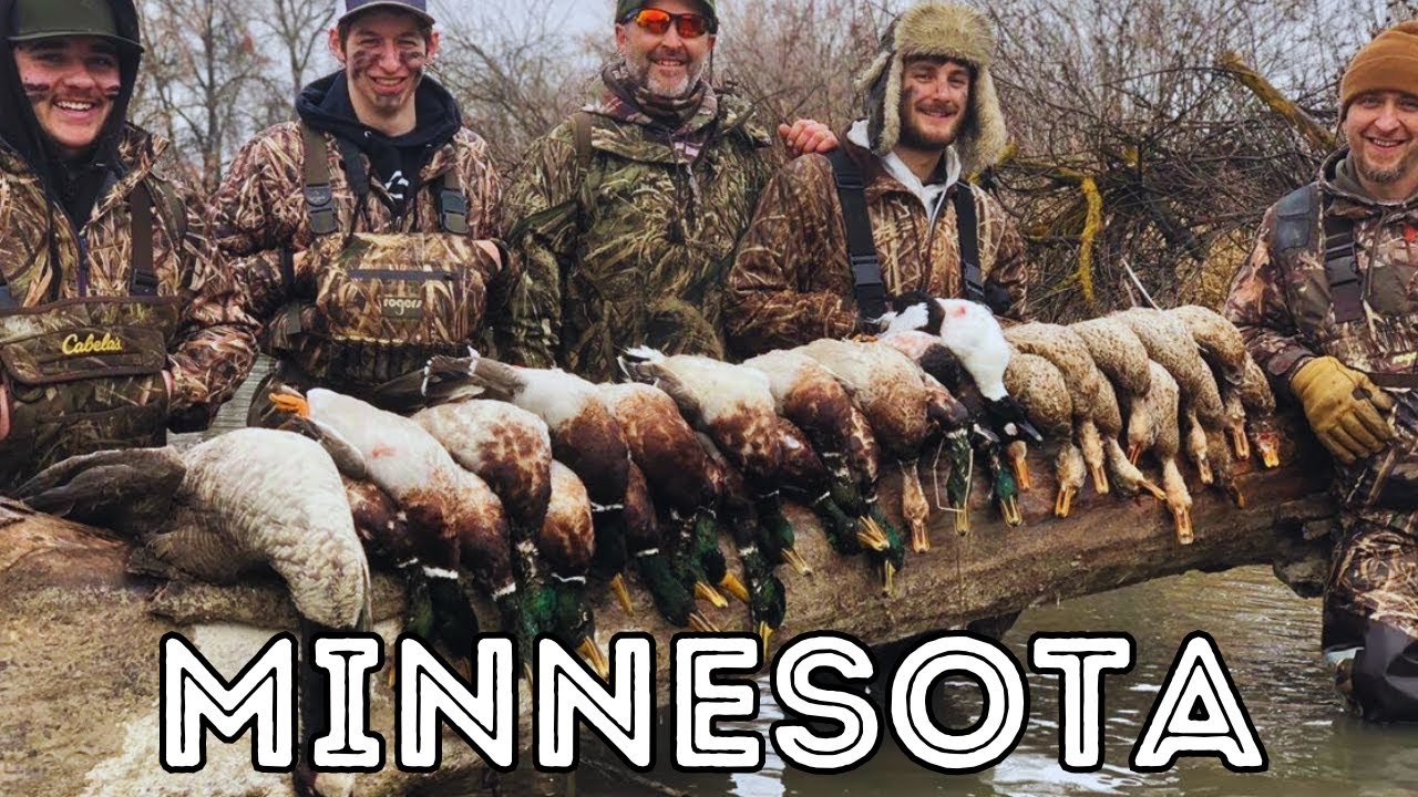 Straps of Ducks! Vintage Minnesota Duck Hunt (multiple hunts!!!) LAKE ...