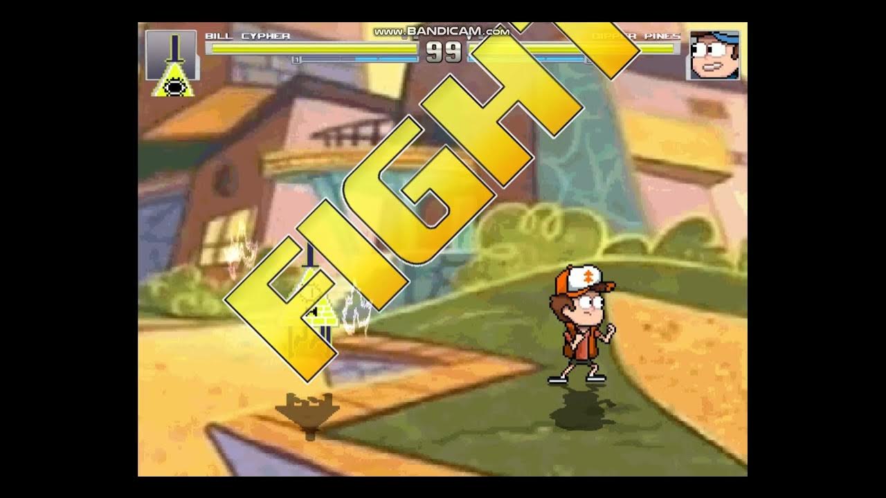 MUGEN Fight - Bill Cipher vs. Dipper Pines - YouTube