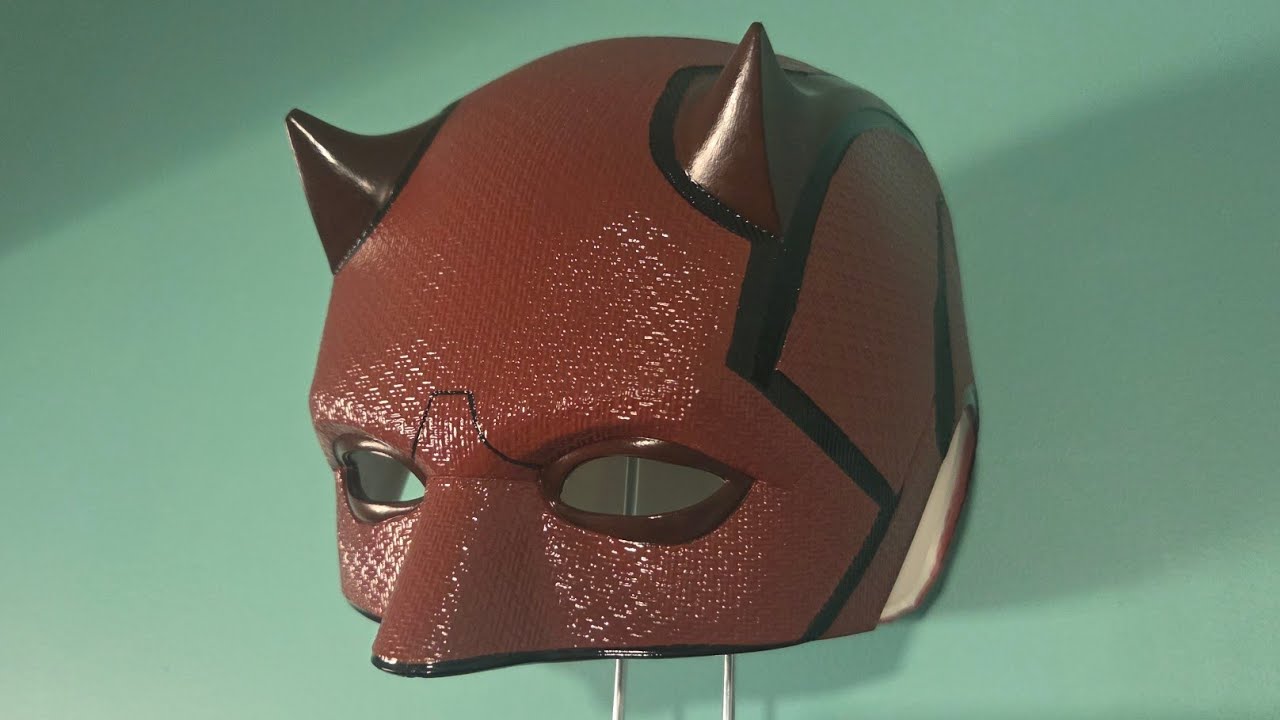 Daredevil Born Again Cowl review (From China) - YouTube