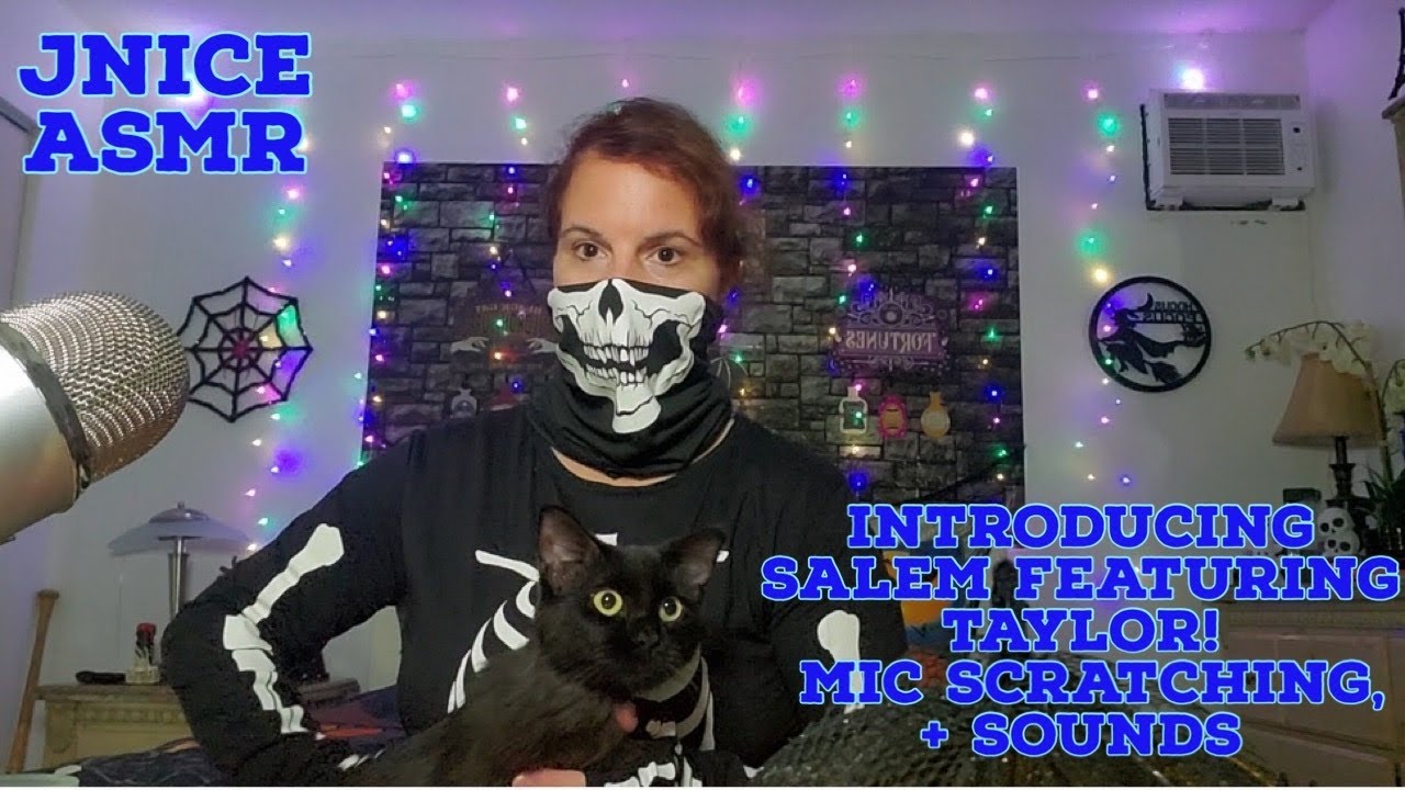 JNiceASMR: Introducing Salem featuring Taylor mic scratching and sounds ...