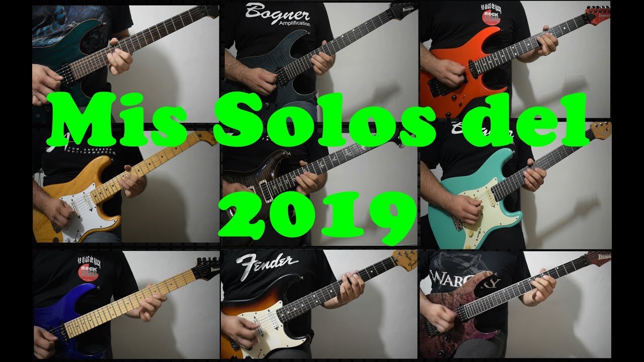 Recopilación de mis solos del 2019 - YouTube
