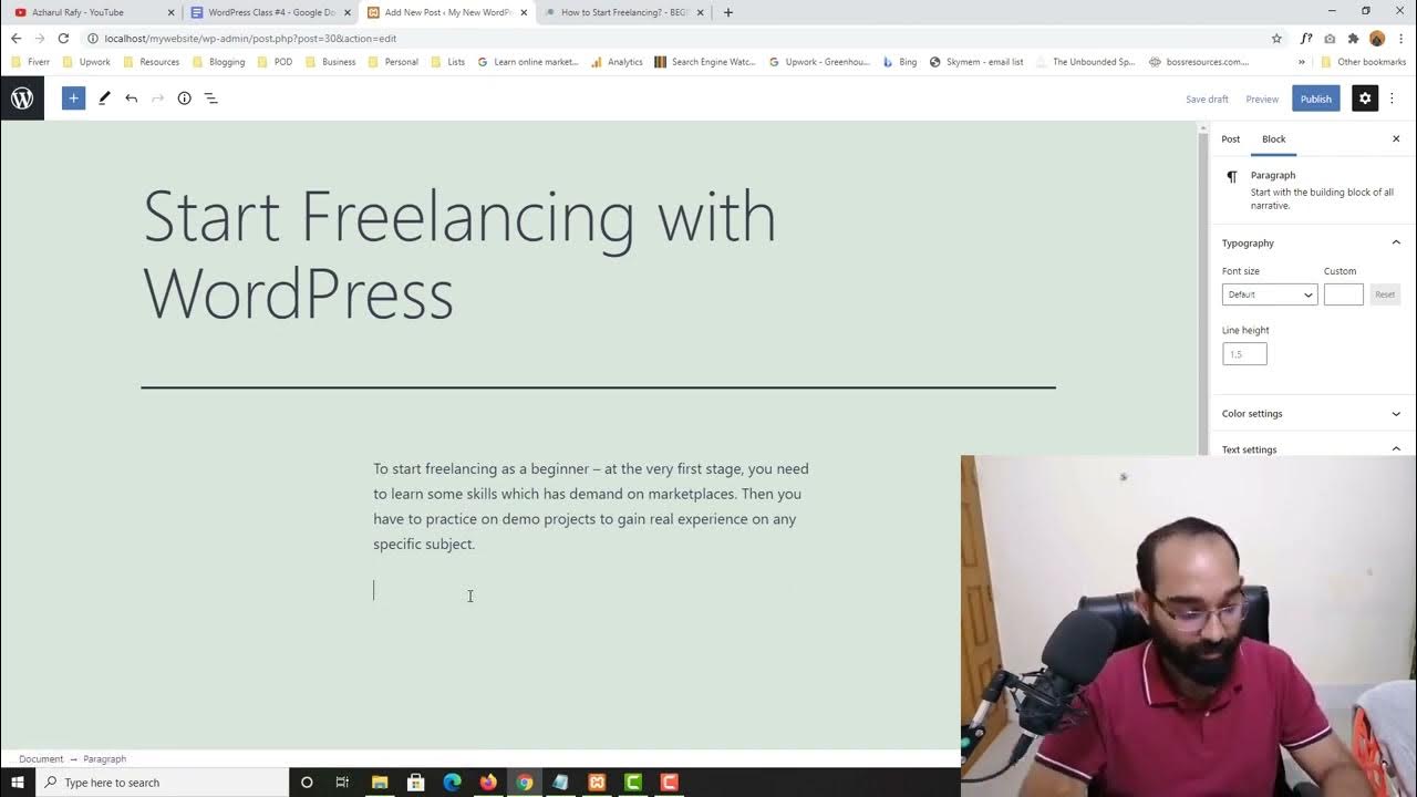 How To Write And Publish A Blog Post Wordpress Beginner To Advanced
