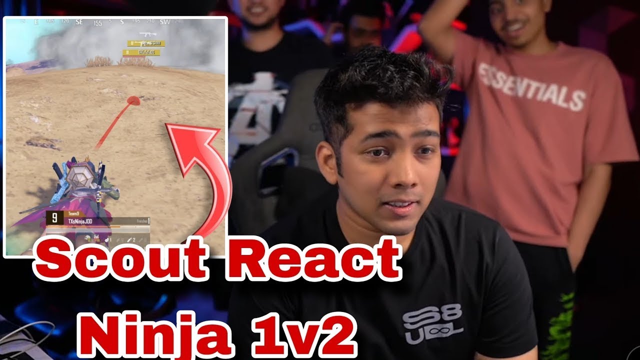 Scout Shocking Reaction Ninja 1v2 WWCD 😱 Reply Vikendi Net Issue TX #3😱 ...