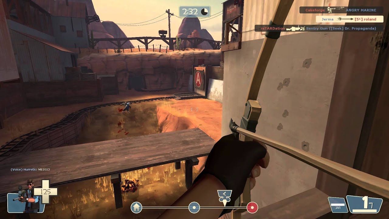 TF2 - Huntsman Sniper Tips/Tricks: Gameplay Commentary - YouTube