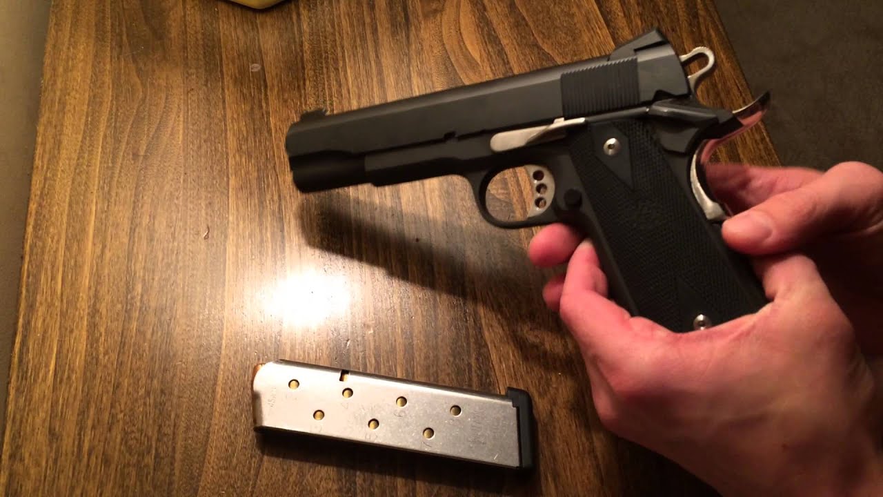 Modified Rock Island 1911 - YouTube