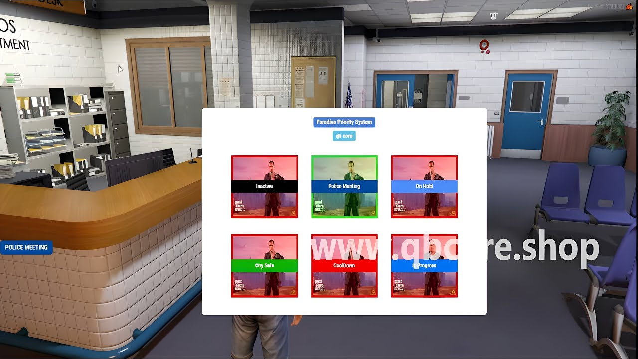 [QBCore] Fivem Priorities Cooldown System for Police - YouTube