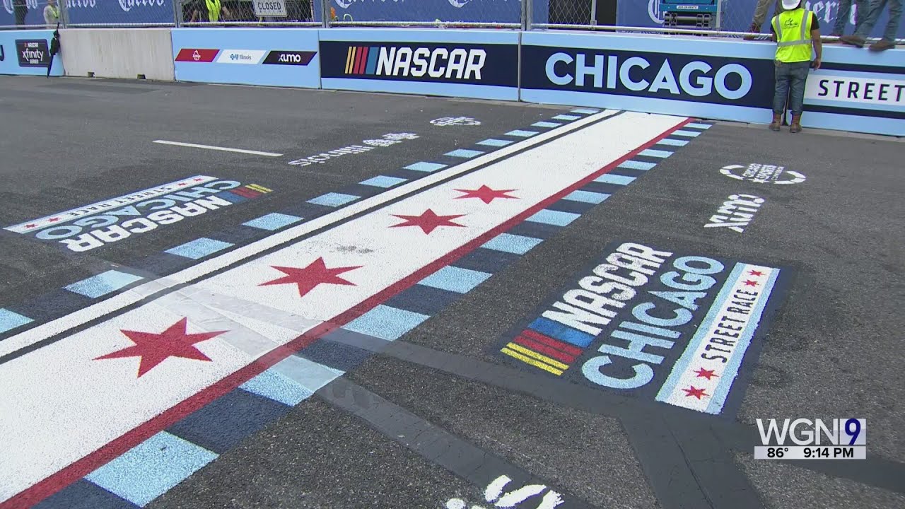 NASCAR Chicago Street Race weekend kicks off - YouTube