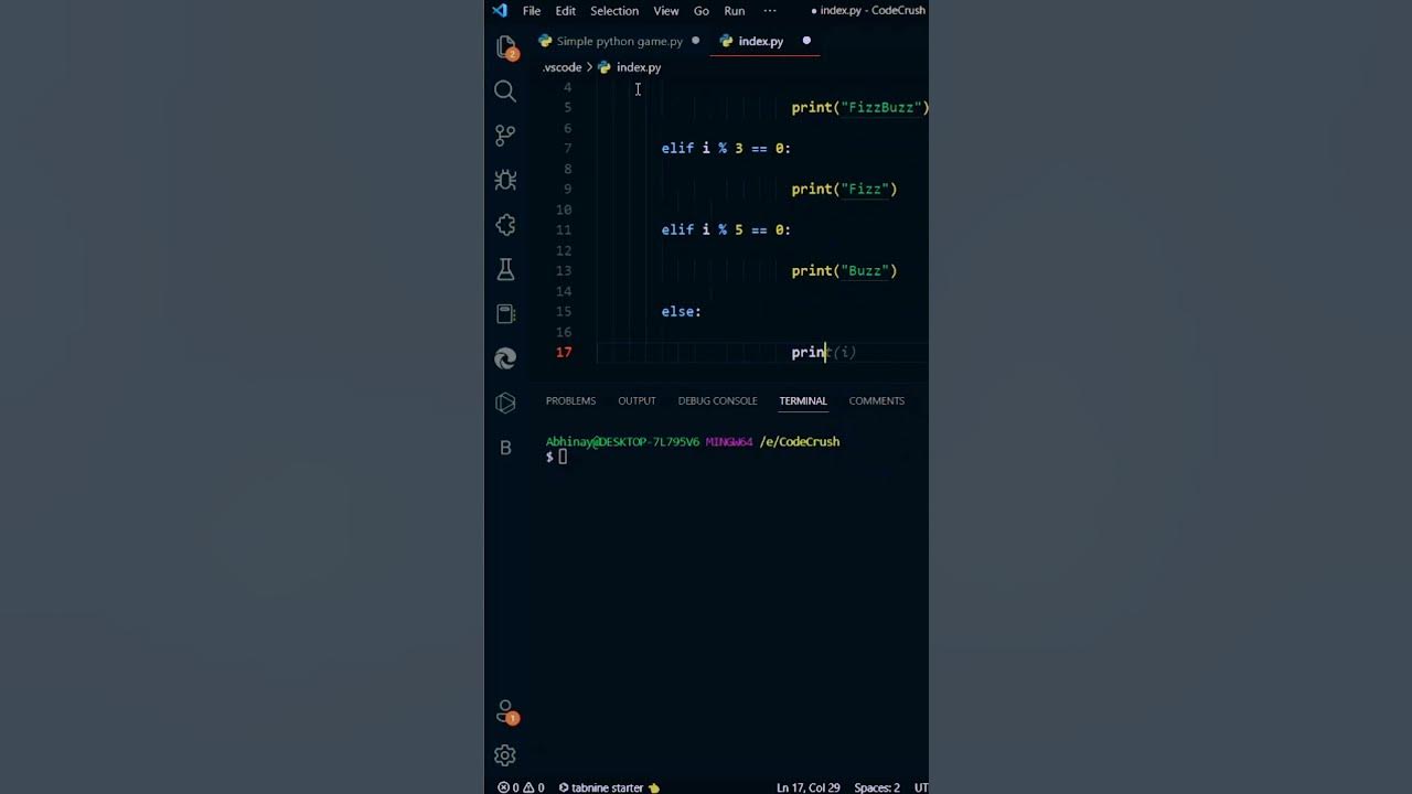Mastering The Fizzbuzz Challenge With Python Youtube