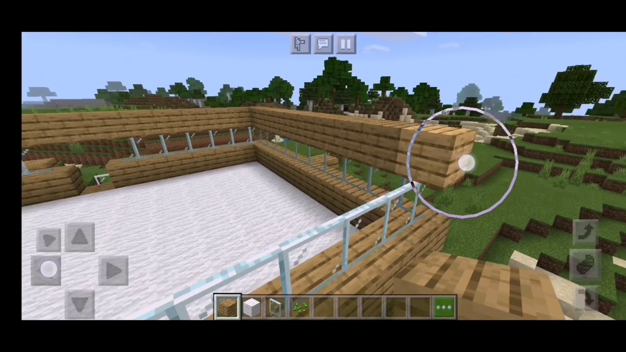 Minecraft PE - Building a house. - YouTube