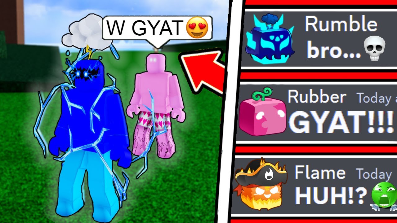 Rubber Being SUS to Rumble for 24 HOURS... (Blox Fruits) - YouTube